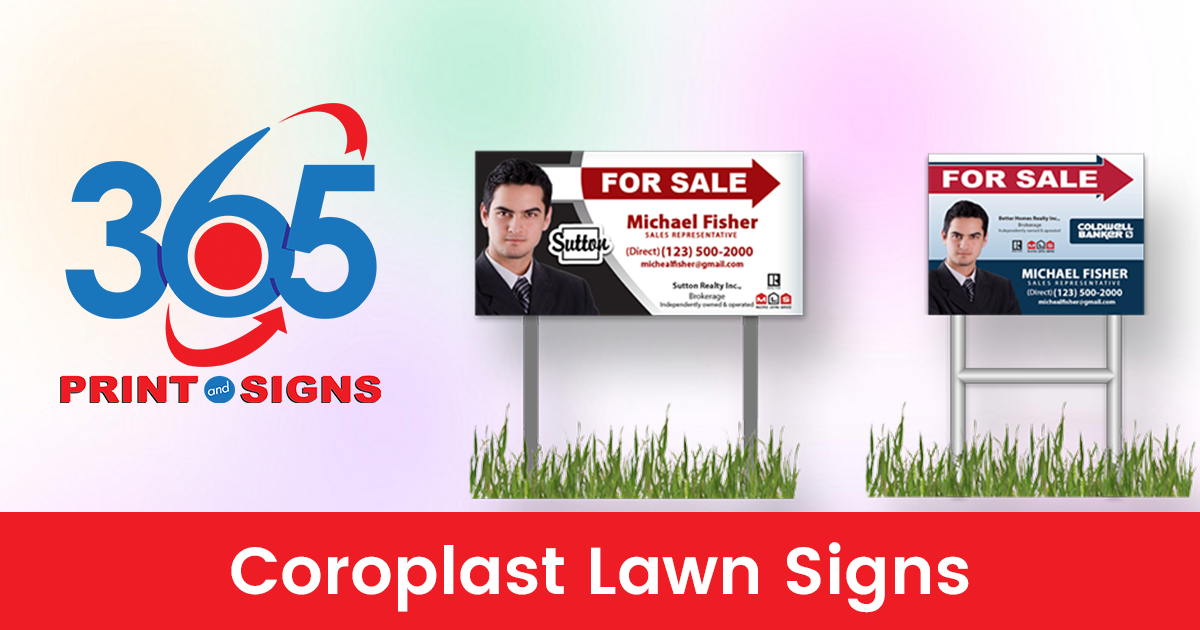 Coroplast Lawn signs Printing